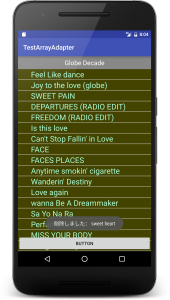 [Android] ArrayAdapter を使ってレイアウトをアレンジする