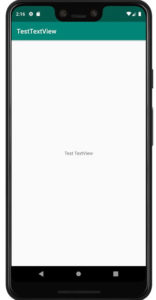 [Android] TextView で文字を表示