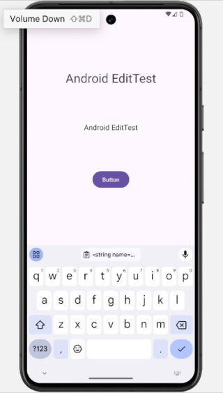 [Android] スマホにEditTextを使って文字を入力する