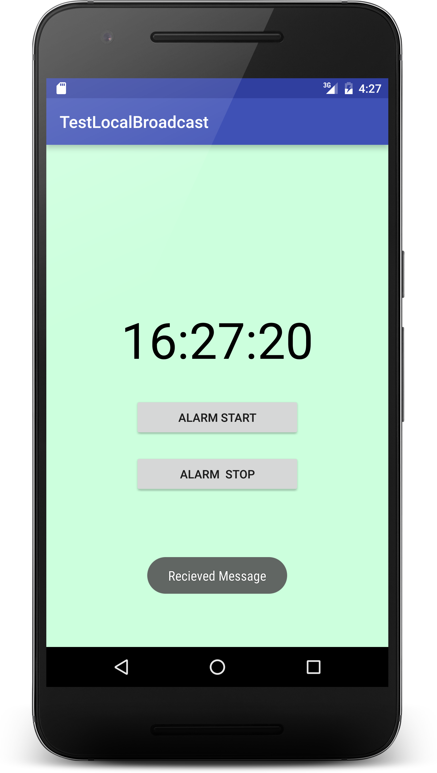 [Android] LocalBroadcastManger を設定する