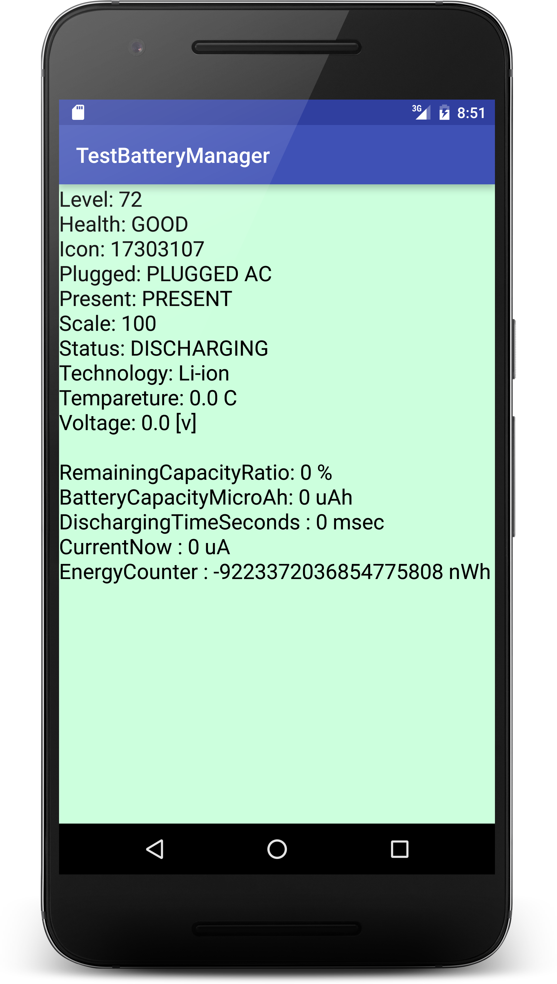 [Android] BatteryManager バッテリー情報を取り出す
