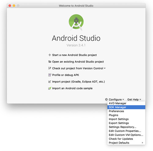 [Android] Android Studio をMacにインストールする
