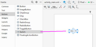 [Android] Switch を使った切り替えボタンの実装