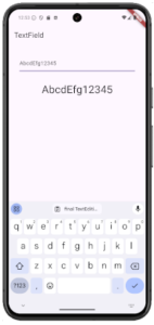 [Flutter] TextField で文字入力、初期値、複数行などの設定